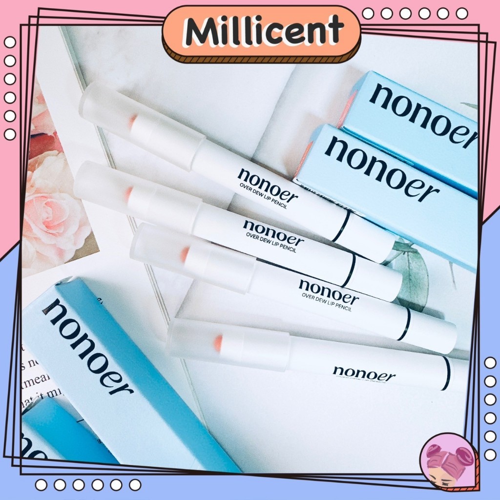 【米粒森 】韓國 nonoer 唇筆 Over Dew Lip Pencil 絲絨 唇筆 唇線筆 | 蝦皮購物