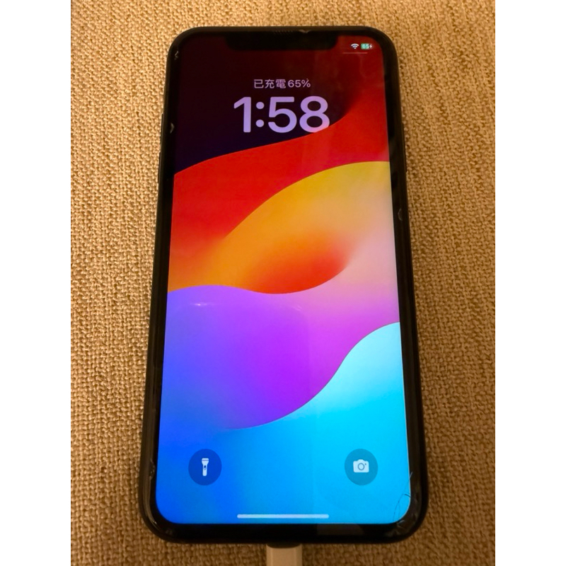 二手 蘋果 Apple iPhone XR 128G 黑色 iOS18.2.1 全原廠 從未維修過 附黑色手機殼 | 蝦皮購物