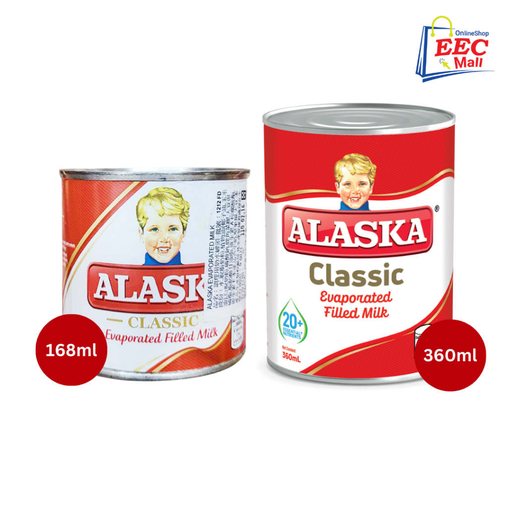菲律賓 ALASKA Evaporated Milk 奶水 Susu Evaporasi 168ml 360ml | 蝦皮購物