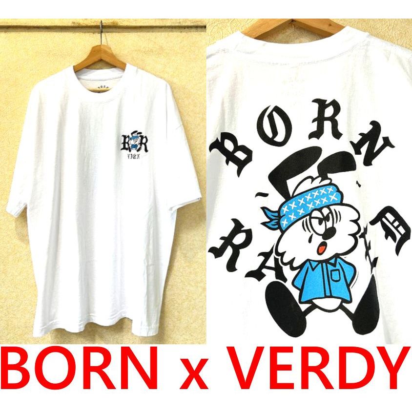 BLACK全新VERDY X BORN X RAISED x COMPLEXCON限定！老墨風vcik短T | 蝦皮購物
