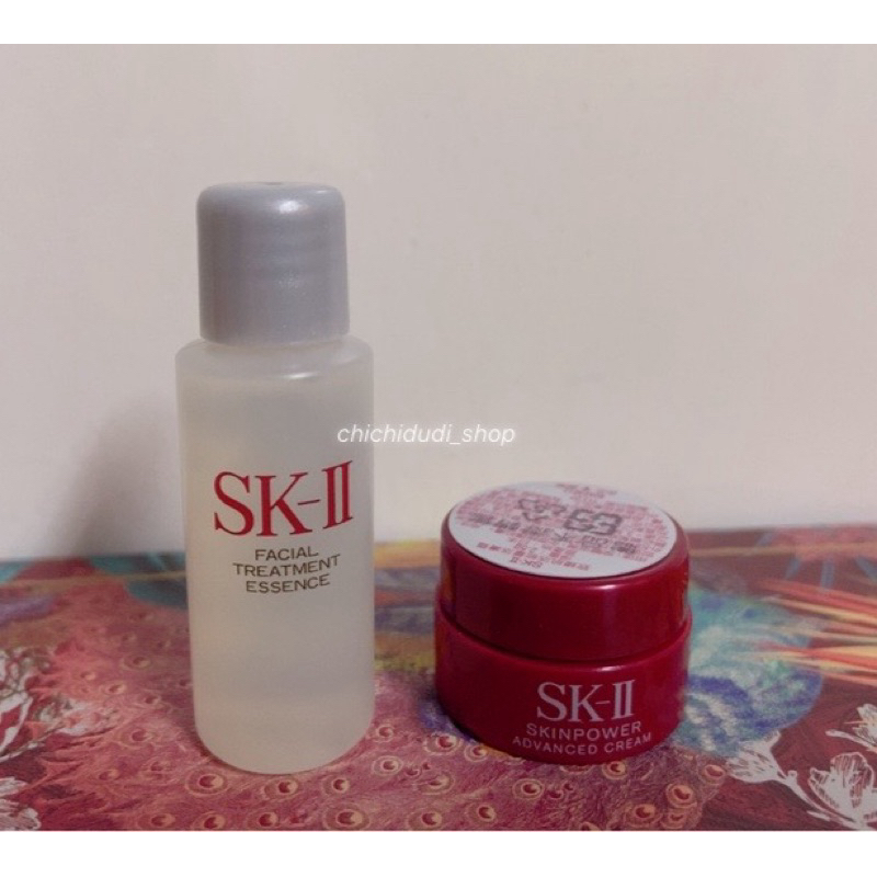 SK-II SK2 青春露10ML/超肌因鑽光淨白精華0.7ML/肌活能量輕盈活膚霜2.5g | 蝦皮購物