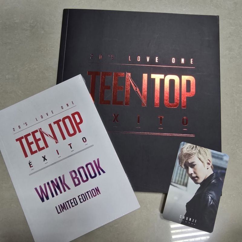 韓團專輯 TEEN TOP 20's love one exito 含小卡 含未拆wink book | 蝦皮購物