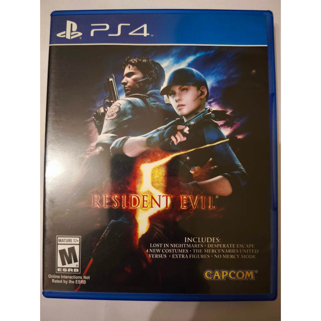 PS4 惡靈古堡5 英文版 Resident Evil 5 | 蝦皮購物