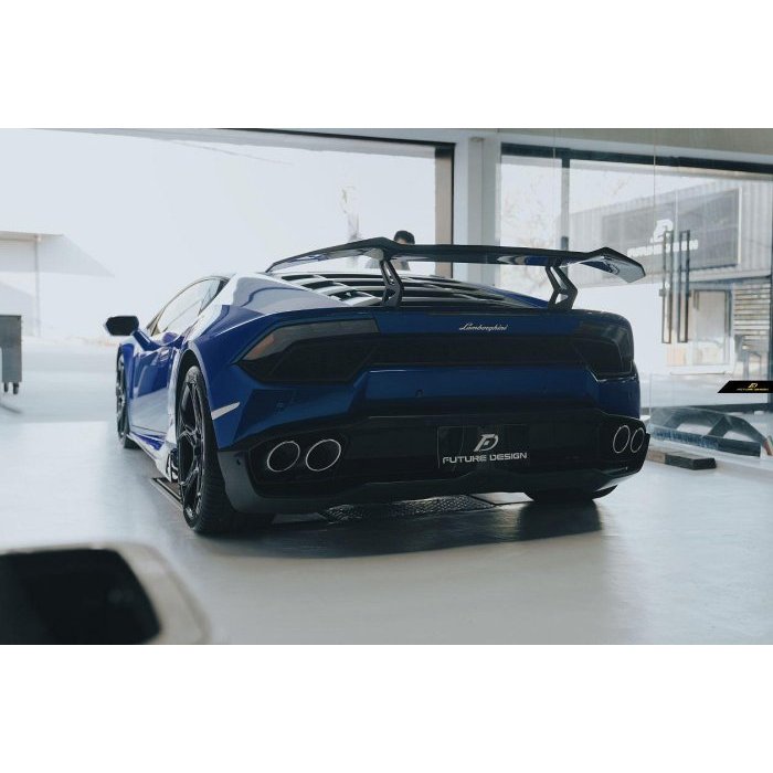 【Future_Design】LAMBORGHINI LP 580 LP 610 Huracan FD GT碳纖維 尾翼 | 蝦皮購物