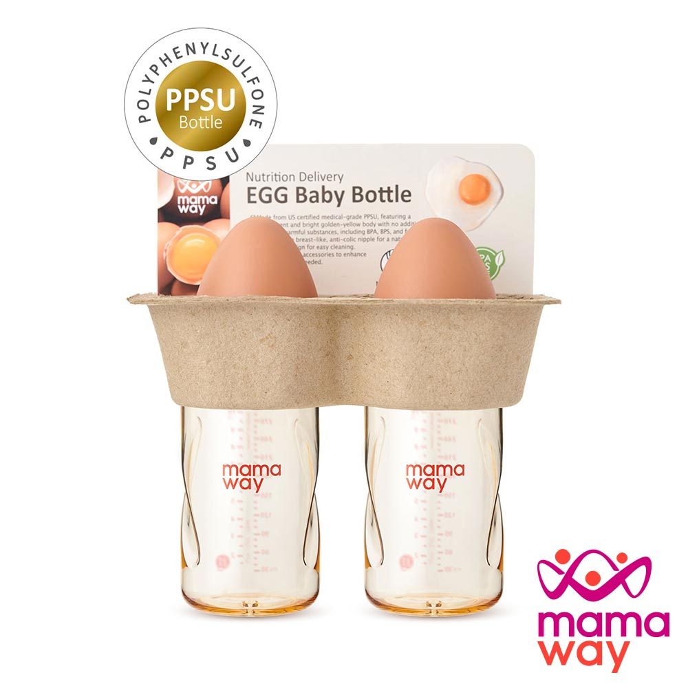 【mamaway媽媽餵】PPSU雞蛋奶瓶300ml (2入) | 蝦皮購物