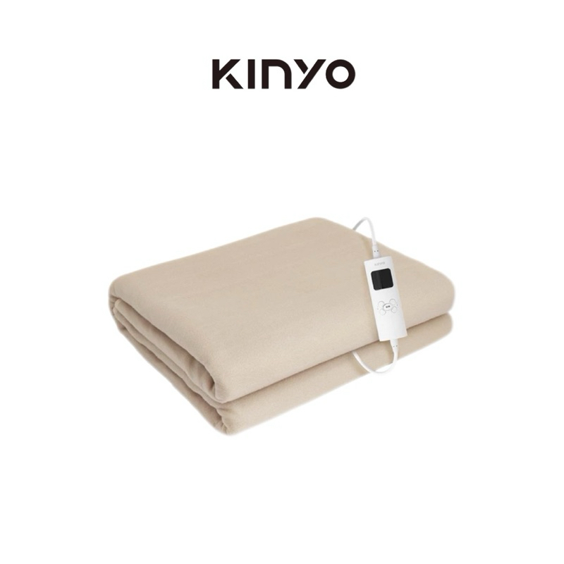 【KINYO】雙人溫控電熱毯(舒適絨)電熱毯 加熱墊 露營 六檔溫控 九段定時 定時斷電 單、雙人床皆適 Leo 里歐 | 蝦皮購物