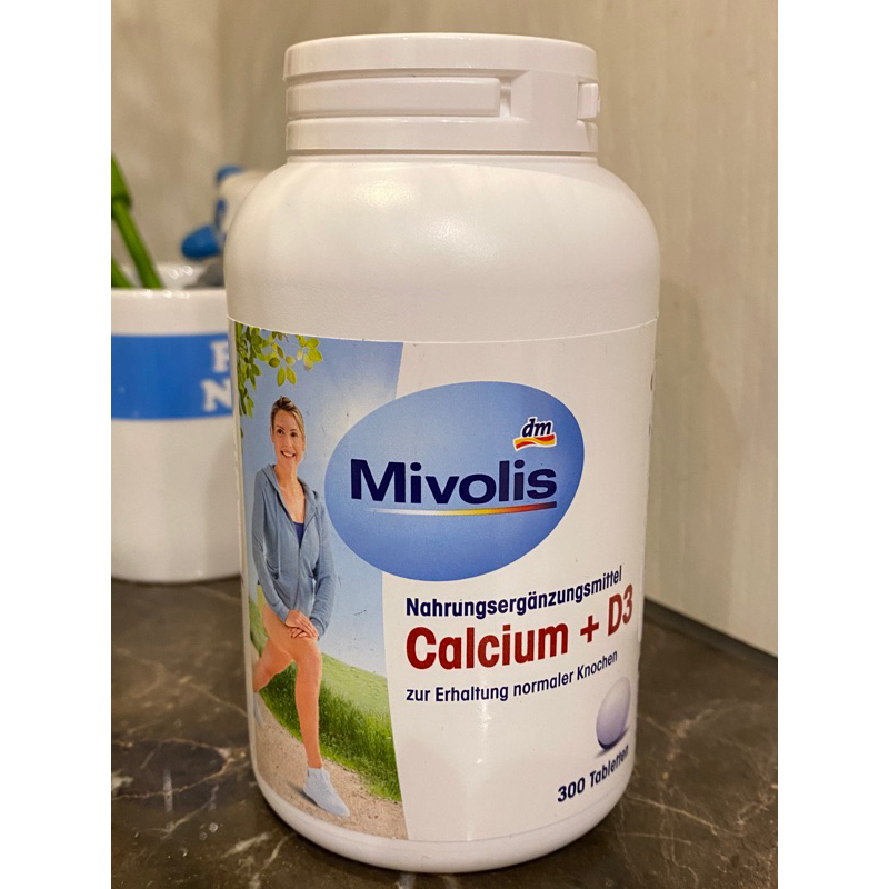 現貨！德國DM Mivolis 鈣片+維生素D3 300錠 | 蝦皮購物