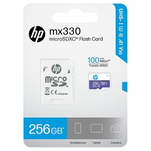 HP mx330 256GB A1 U3 microSD 4K 高速記憶卡 附轉卡~手機 相機 無人機 行車紀錄器~ | 蝦皮購物