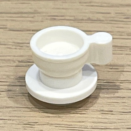 LEGO 樂高 白色 MOC 茶杯 附杯墊 全新零件 創作 38014 38799 | 蝦皮購物