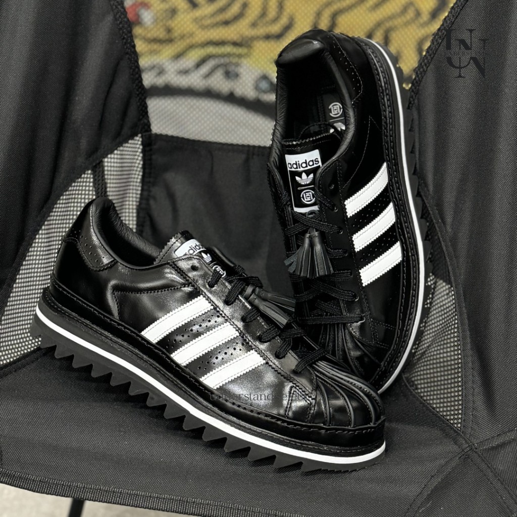 UN 預購 ADIDAS SUPERSTAR X CLOT 正裝皮鞋 經典休閒鞋 黑色 陳冠希 IH5953 | 蝦皮購物