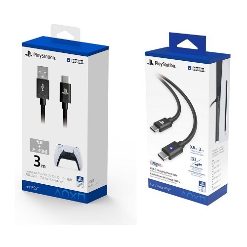 全新PS5周邊 HORI DS5用 Type-C 充電線傳輸線 3M SPF-015/SPF-04160W【歡樂交易屋】 | 蝦皮購物