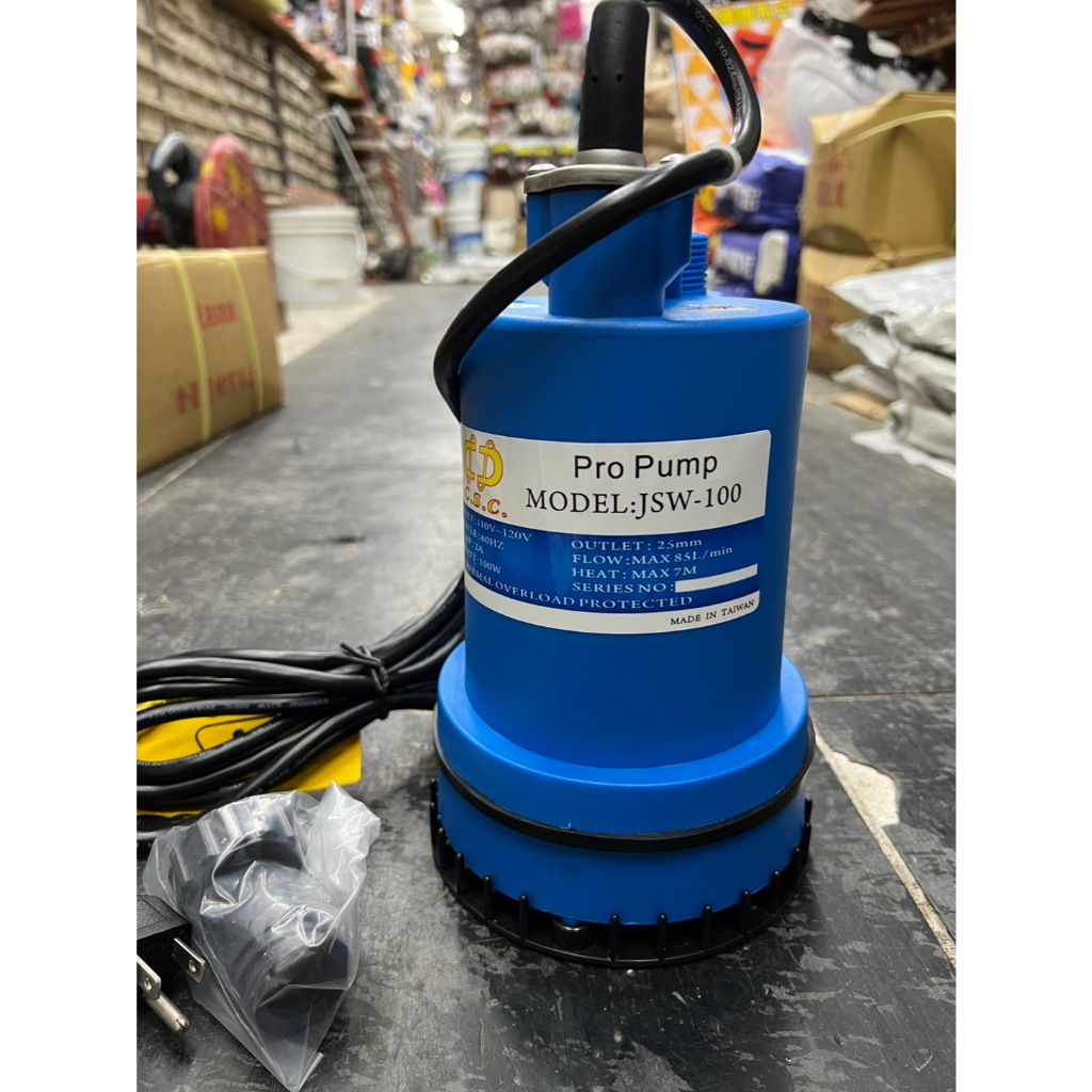 ~金光興修繕屋~台灣製 PUMPS JSW-100 1/6HP 抽水馬達 抽水機 沉水幫浦 泵浦 沉水泵浦 水龜 | 蝦皮購物