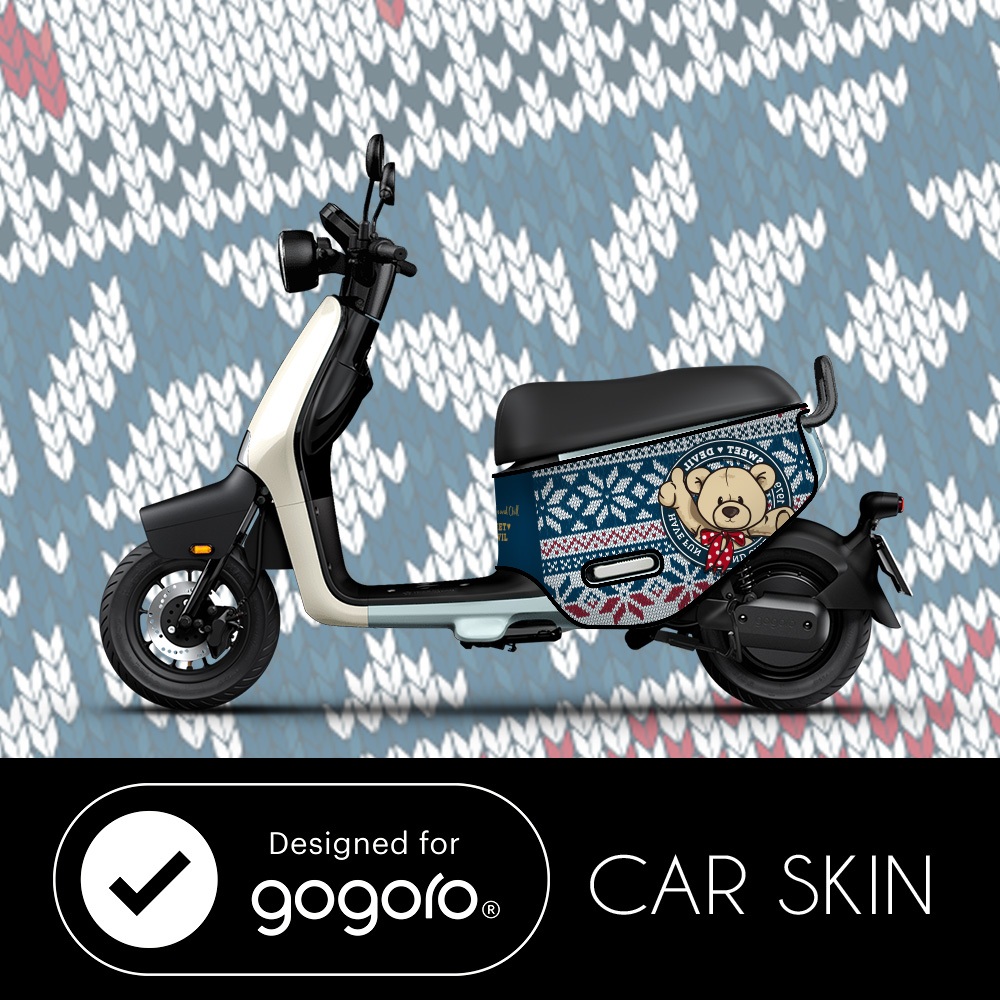 獨家原創★熊毛線 車套 保護套 Gogoro｜2｜3｜Delight｜JEGO｜Ai1｜Ur1｜Ur2｜eReady | 蝦皮購物