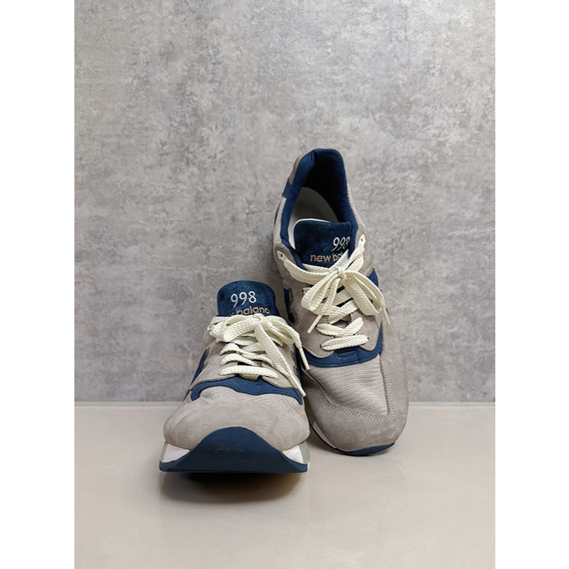 New balance 998 GREY DAY MADE IN USA GREY NAVY (二手7成新) | 蝦皮購物