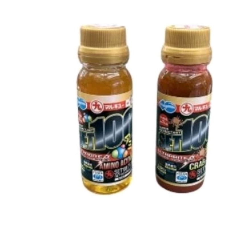 冠軍釣具 MARUKYU丸九 SET100集魚液 胺基酸 蟹 | 蝦皮購物