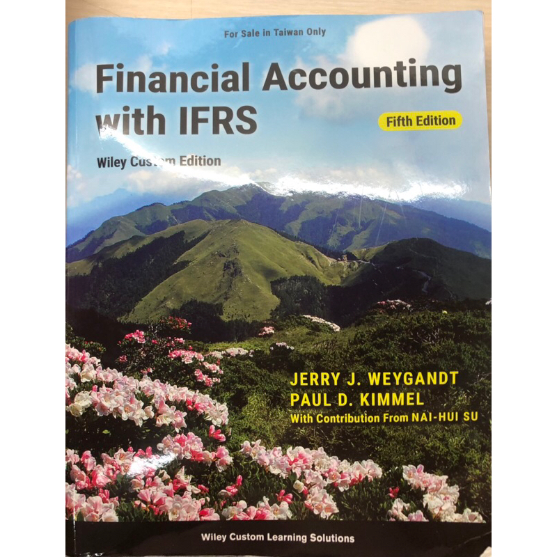 無筆記會計原文書 Financial Accounting with IFRS Wiley Custom Edition | 蝦皮購物