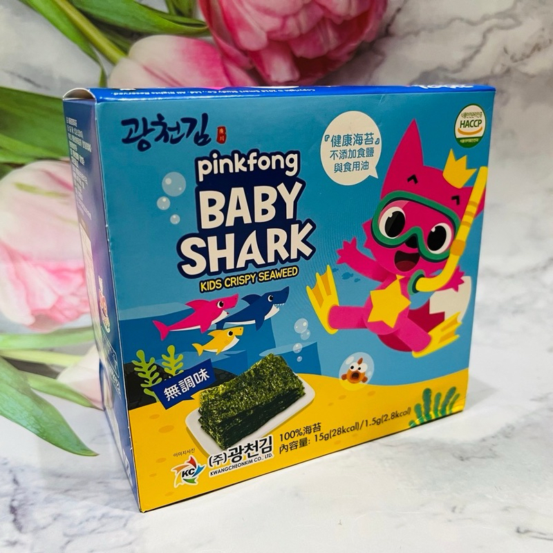 [大貨台日]韓國 廣川海苔 碰碰狐 無調味海苔（1.5gX10入）不添加鹽 不添加食用油 | 蝦皮購物