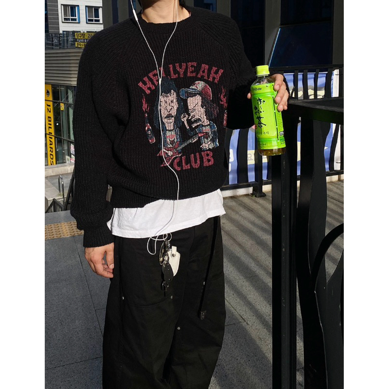 【𝐂𝐈𝐒𝐁】🇰🇷韓國 Holy in code🇰🇷HELLYEAH CLUB 針織 毛衣 | 蝦皮購物