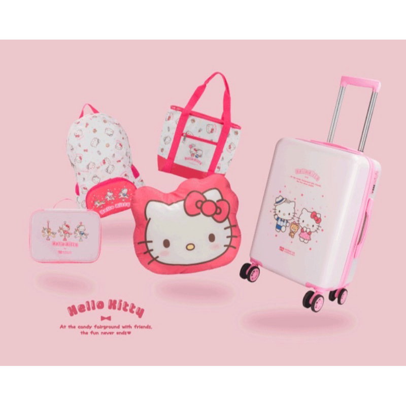 《全新免運》 弘爺漢堡xHello Kitty 折疊後背包/行李包/保冷袋/抱枕 | 蝦皮購物