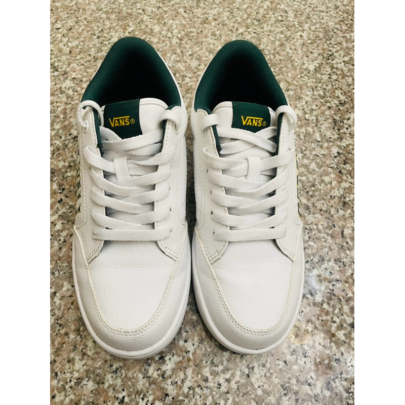 VANS CANORA LOGO PLT 賽爾提克 白綠配色 滑板標語板鞋 | 蝦皮購物