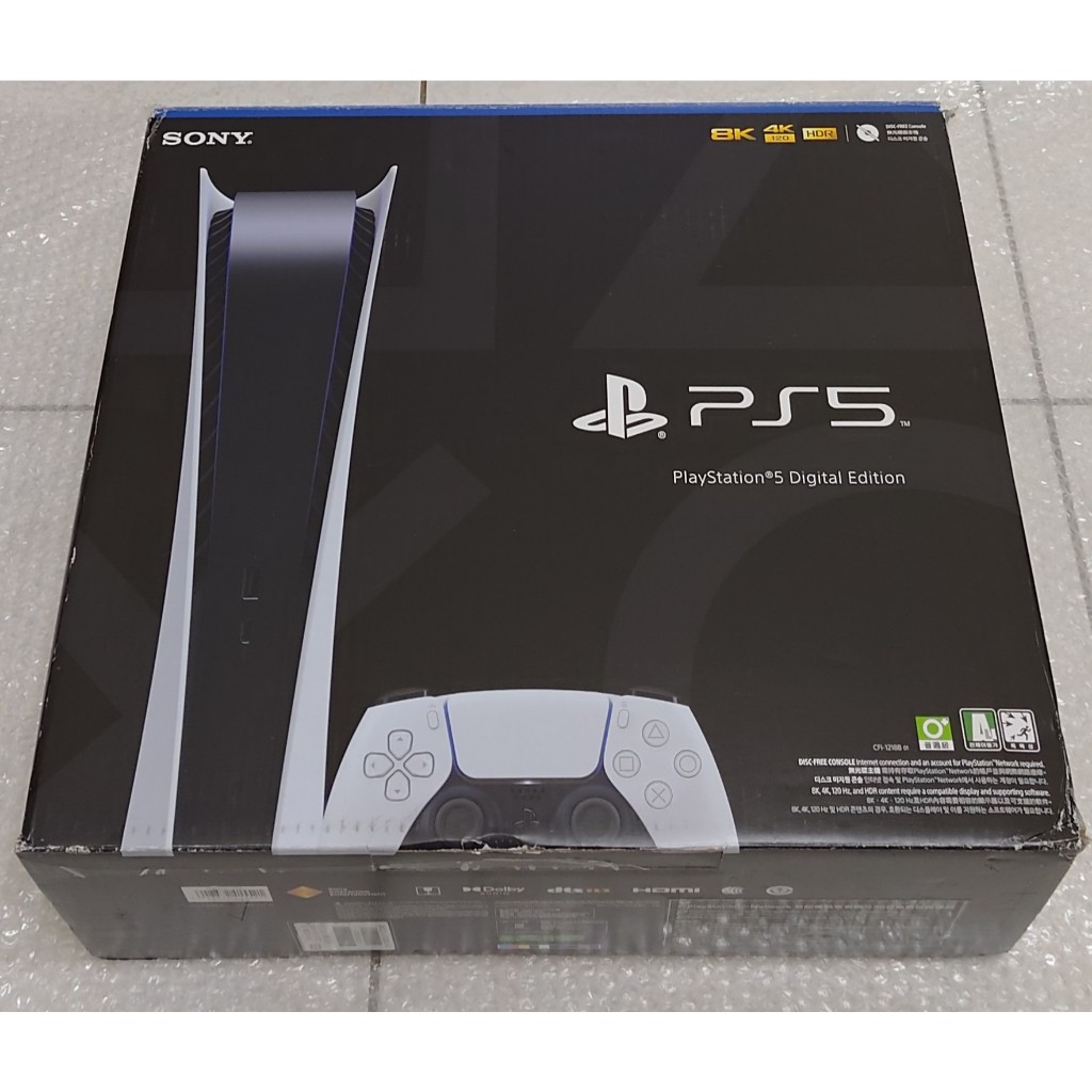 PS5 SONY PS5 數位版主機 (PlayStation 5 CFI-1218B01) 台灣原版公司貨 福利品 | 蝦皮購物