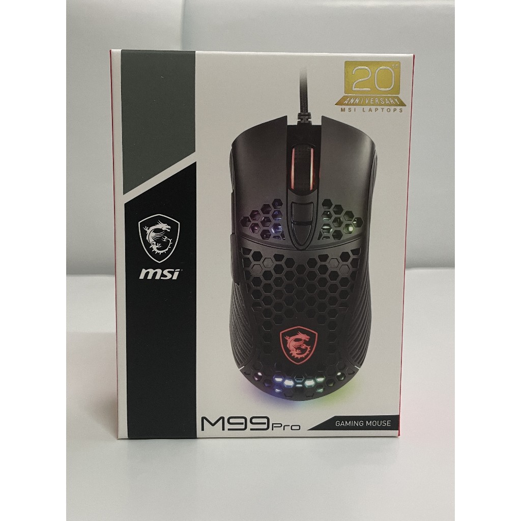 MSI M99 Pro 專業電競滑鼠 (筆電20周年紀念款) 全新品（未拆封） | 蝦皮購物