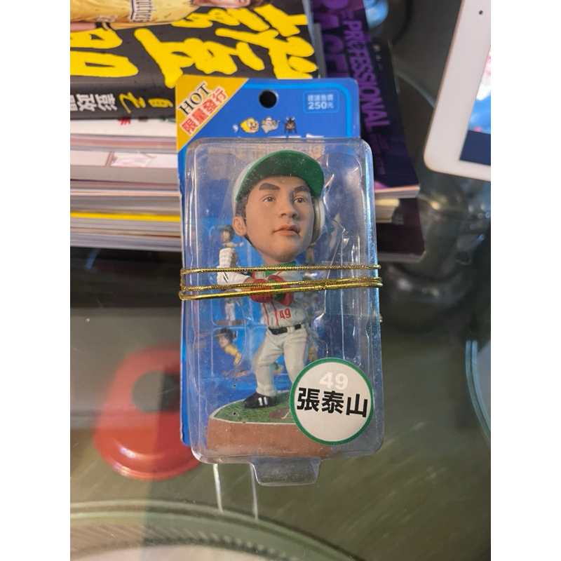 中華職棒-CPBL-張泰山公仔-Qman-興農牛-注意少球棒 | 蝦皮購物