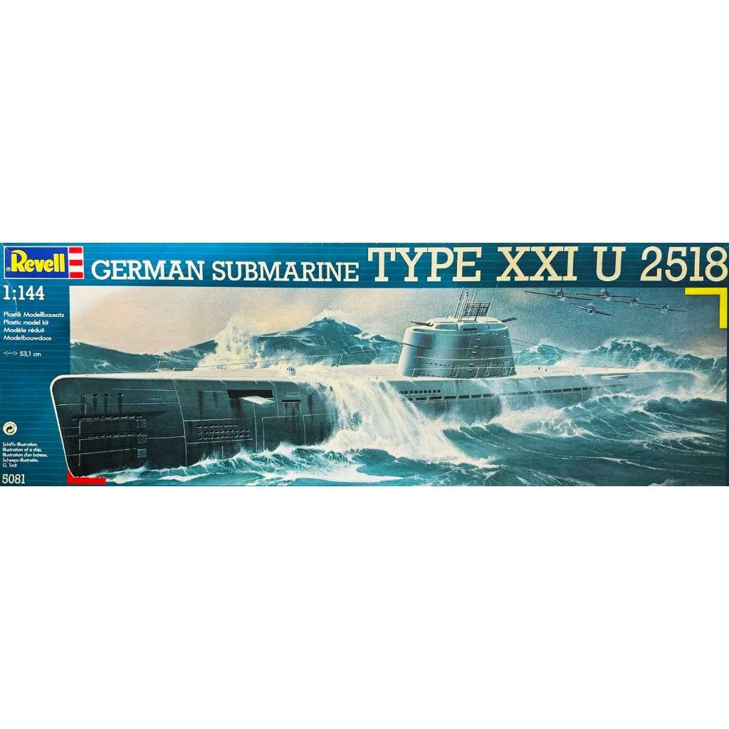 1/144 德國潛艇Type XXI U 2518 (Revell) 5081 | 蝦皮購物