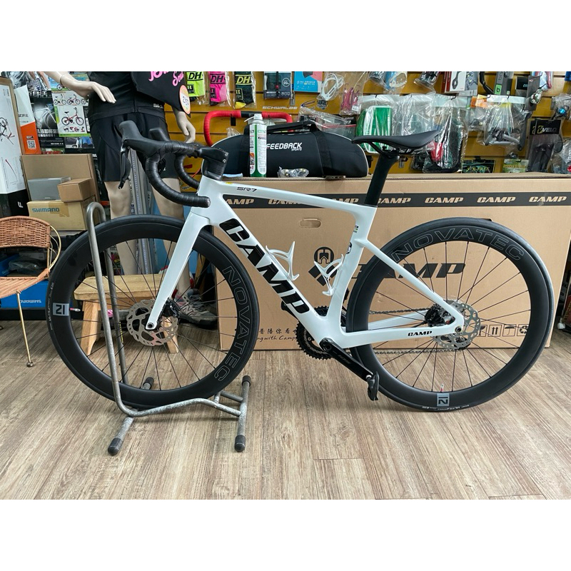 🚲廷捷單車🚲 CAMP 坎普 SR7 碟煞 碳纖維公路車/105di2電子變速/全內走線/碳纖維一體把/碳纖維空力座管 | 蝦皮購物