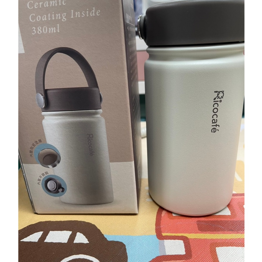 【Ricocafe】全新現貨 ricocafe 不鏽鋼保溫杯 陶喜杯 380ml | 蝦皮購物
