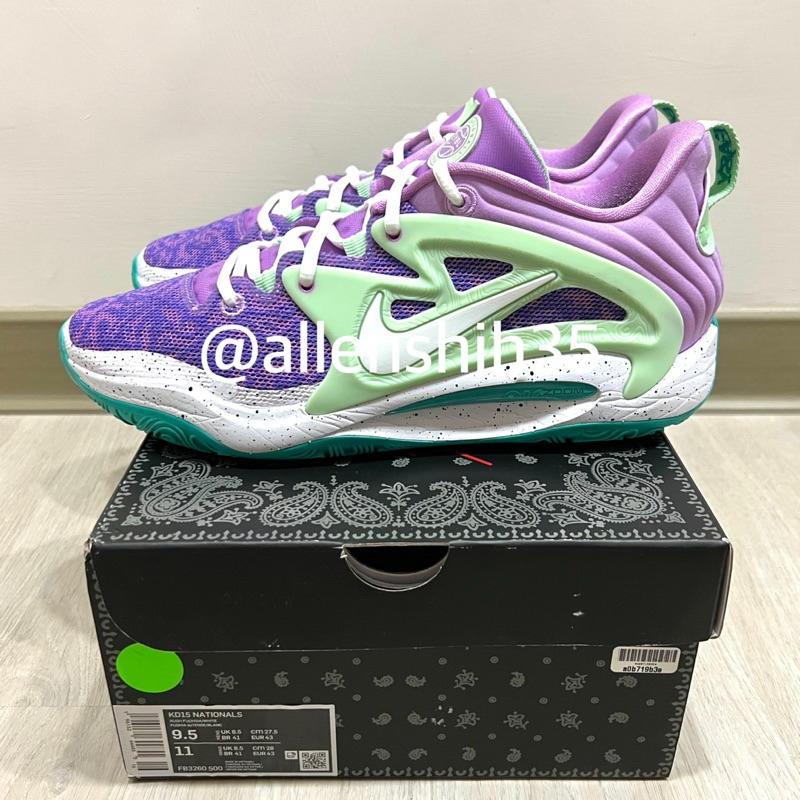 Nike KD 15 EYBL Nike Nationals 無市售 球員版 Kobe LeBron Freak Ja | 蝦皮購物