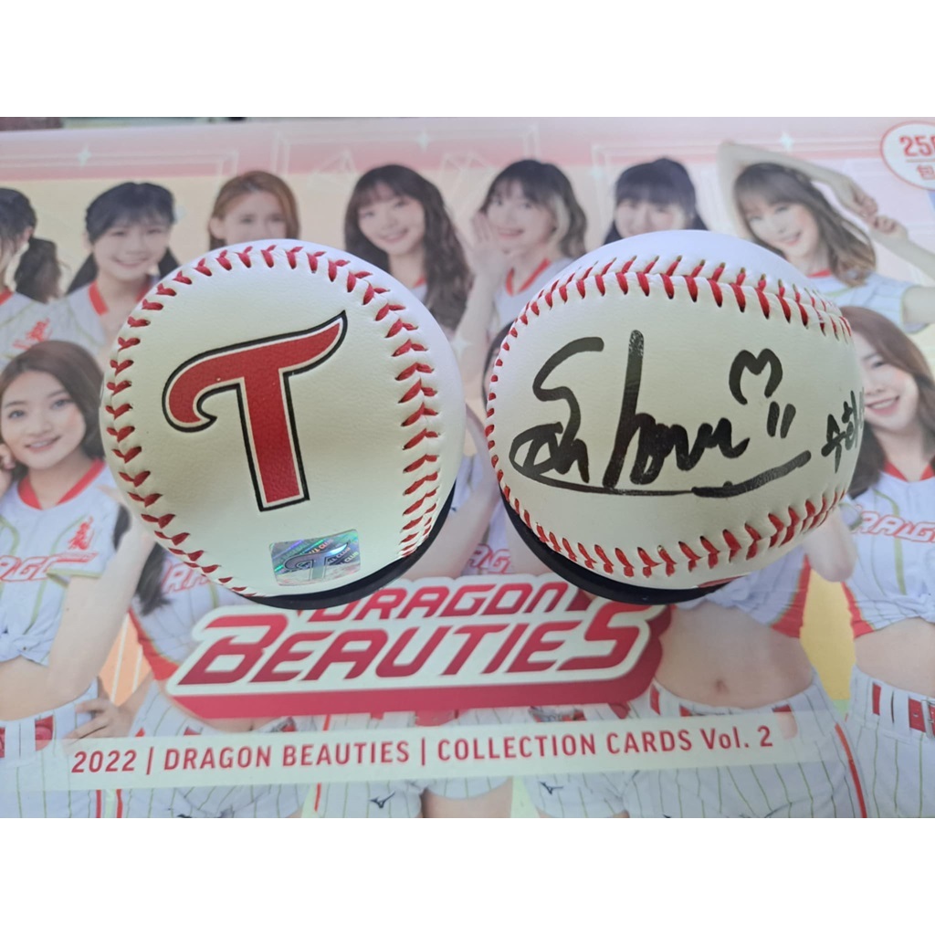 韓國職棒 KBO LG雙子 啦啦隊 진수화 陳秀華 親筆簽名球 LOGO球 | 蝦皮購物