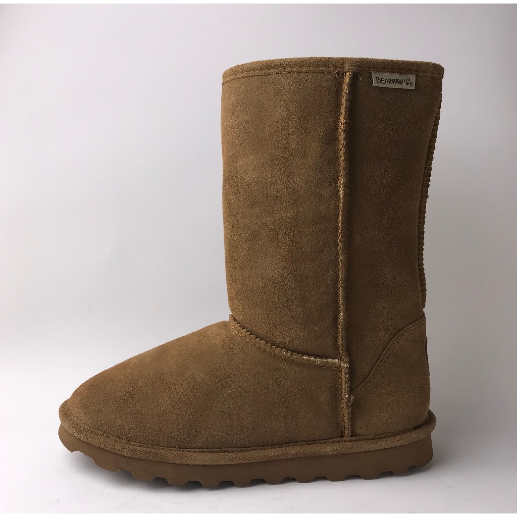 念鞋Q646】BEARPAW 真皮皮毛一體雪靴 US10-US11(27.5cm)大腳,大尺,大呎 | 蝦皮購物
