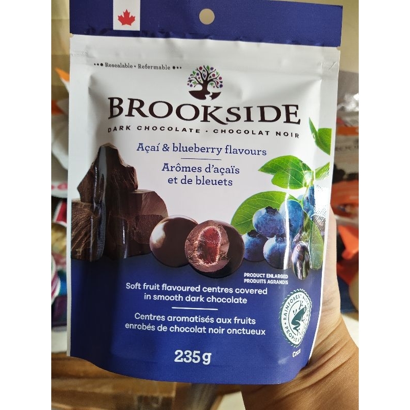 BROOKSIDE 巴西梅&藍莓、紅石榴、血橙&桃子 果乾黑巧克力（235g） | 蝦皮購物