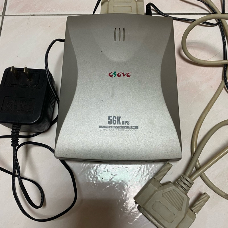 90年代/懷舊/拍片道具/GVC H52PT-3020 56K數據機 | 蝦皮購物