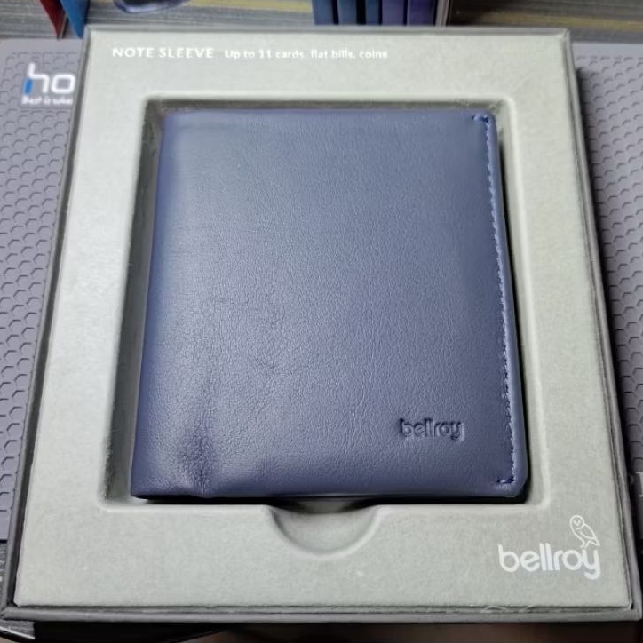 澳洲 Bellroy Note Sleeve 短皮夾 basalt 玄武岩、午夜藍 | 蝦皮購物