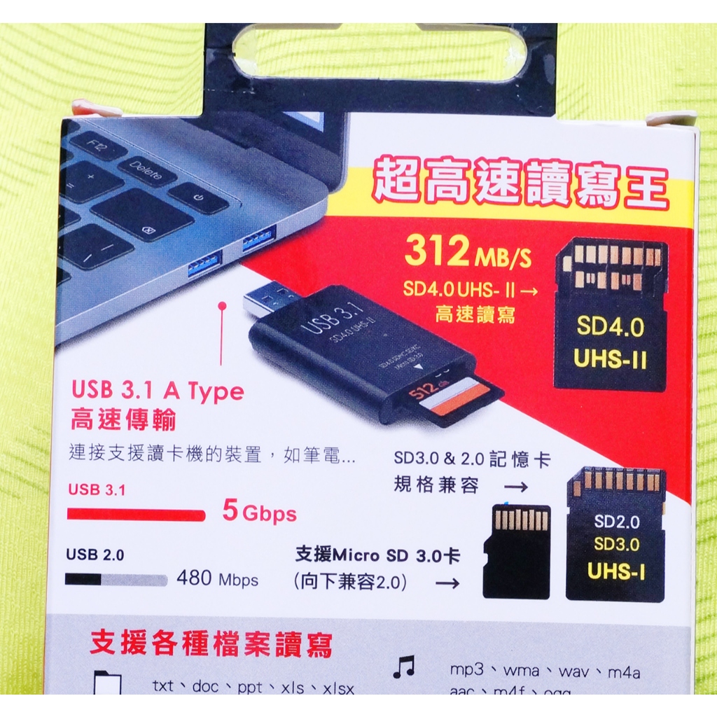 312MB/s UHS-II 雙卡槽 指示燈] USB3.1 讀卡機 iLeco CR-90420 SD MicroSD | 蝦皮購物