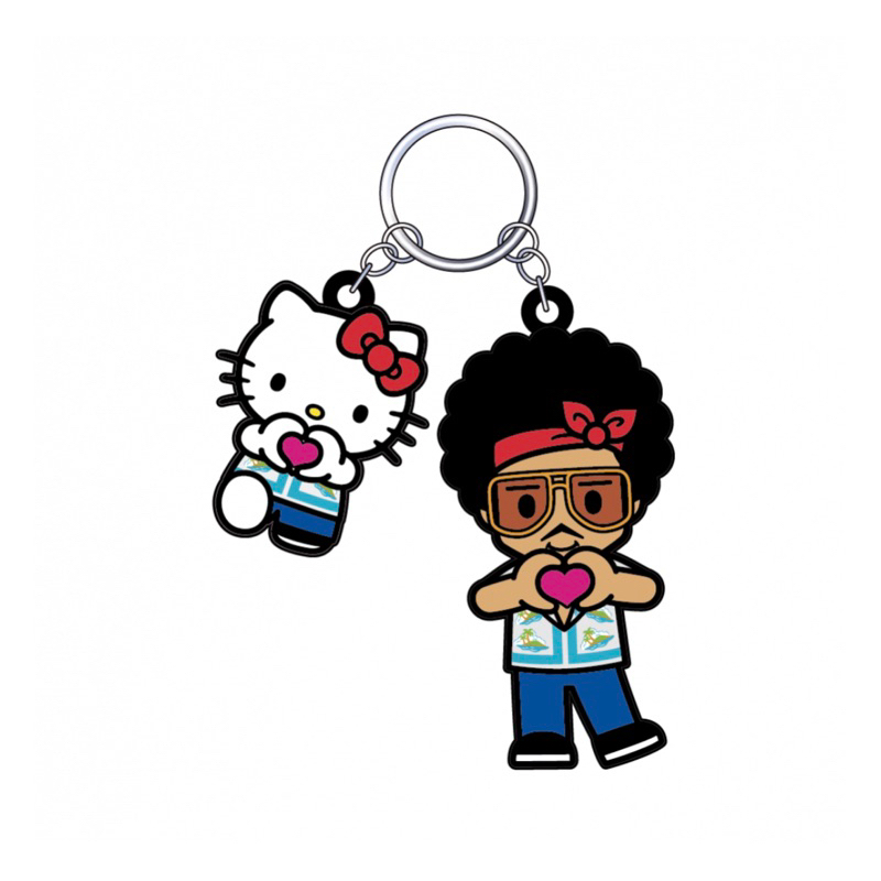 BRUNO MARS × HELLO KITTY ｜RUBBER KEYCHAIN 鑰匙圈 | 蝦皮購物