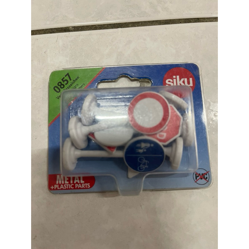 全新 SIKU 合金小汽車0857 路標 標誌 路牌 | 蝦皮購物