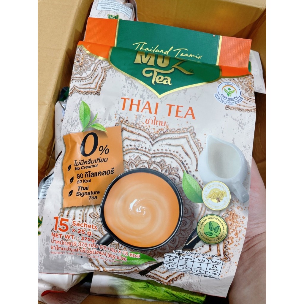 泰國連線🇹🇭MUZ Thai Tea低熱量奶茶15包*25g | 蝦皮購物
