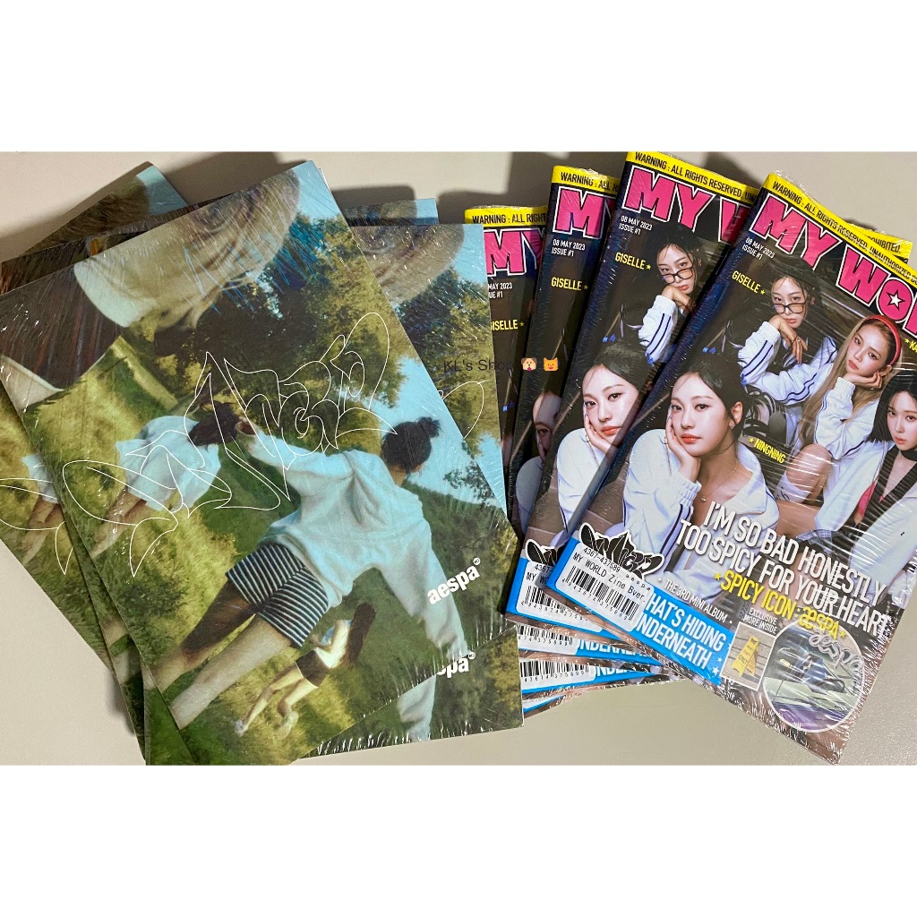 aespa 3rd mini album MY WORLD 專輯 Zine Ver. SPICY WTMW 兩版 | 蝦皮購物