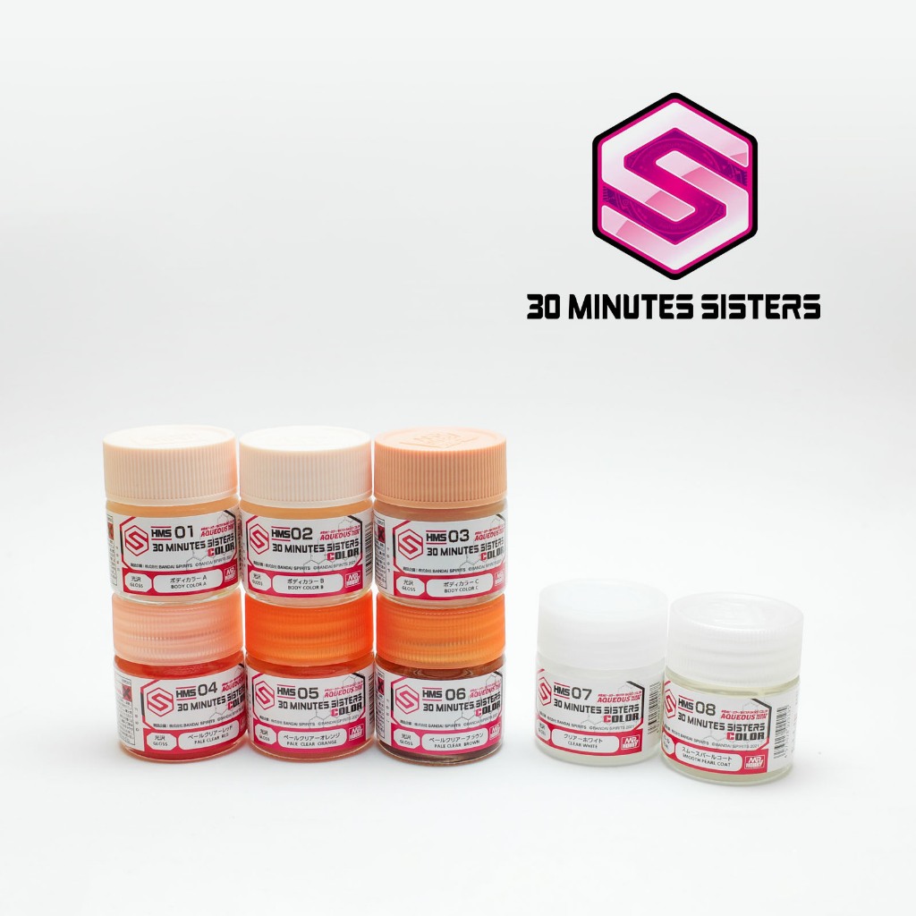 [从人] 郡氏 GSI HMS 01-08 30MS系列配色 膚色 機娘 少女 專用色 紅 橘 棕 H水性漆 | 蝦皮購物