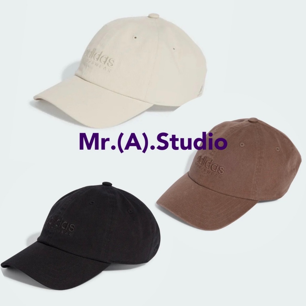 Mr.A😈A先生 Adidas Cap 刺繡 老帽 棒球帽 鴨舌帽 米色 黑 IX3568 IX8015 IT4641 | 蝦皮購物