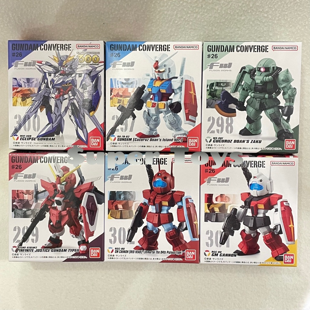 uper Toys》全新現貨 盒玩 機動戰士 鋼彈 FW GUNDAM CONVERGE 26 公仔 模型 星蝕鋼彈 | 蝦皮購物