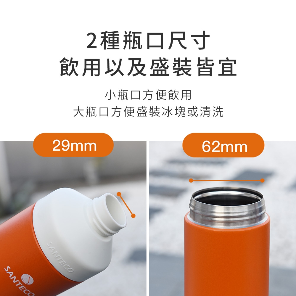 Santeco Ocean 保溫瓶 法國設計 不鏽鋼色590ml | 蝦皮購物