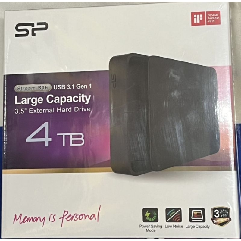全新 4TB 3.5吋外接式硬碟 SP Stream S06 | 蝦皮購物
