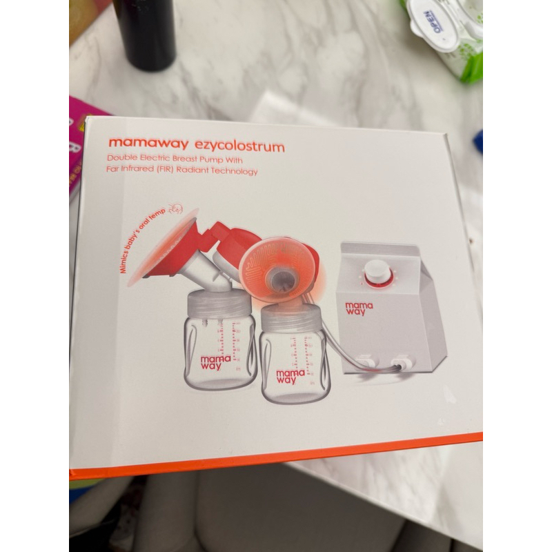 Mamaway電動雙邊熱敷吸乳器 | 蝦皮購物