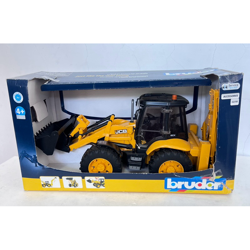 正版BRUDER JCB 5CX雙向挖土機」Bruder RU2454 德國製造 全新品 盒損品出清 | 蝦皮購物