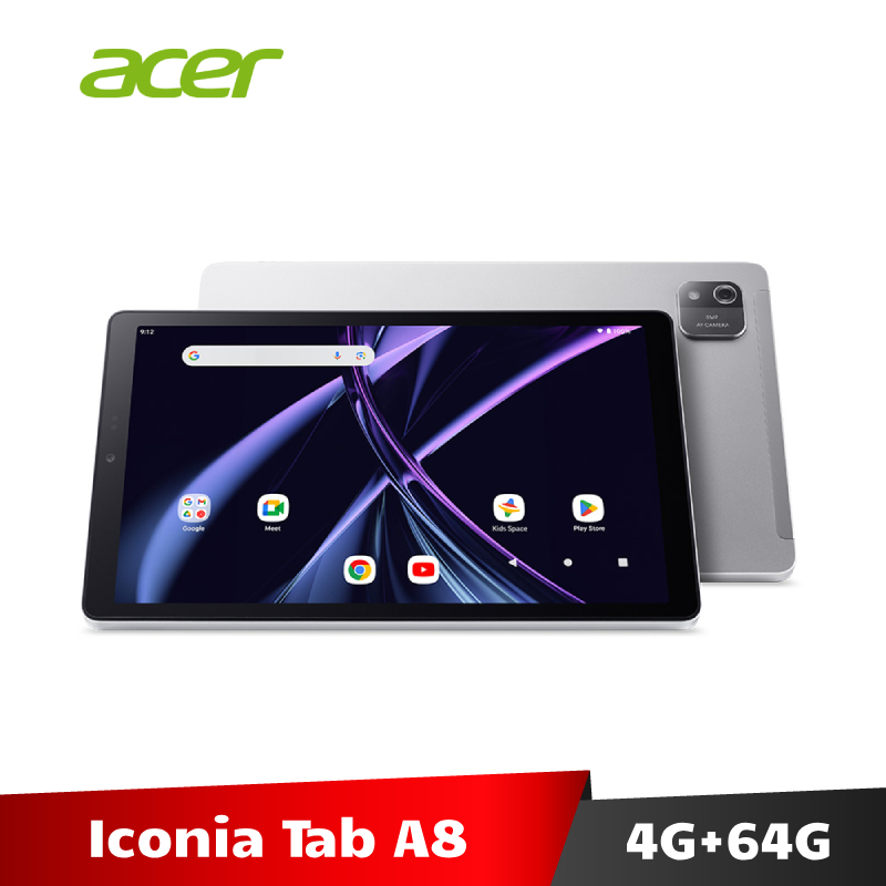 Acer Iconia Tab A8 8.7吋 4G/64G 平板電腦 Wifi版 星光銀【加碼送13好禮】 | 蝦皮購物