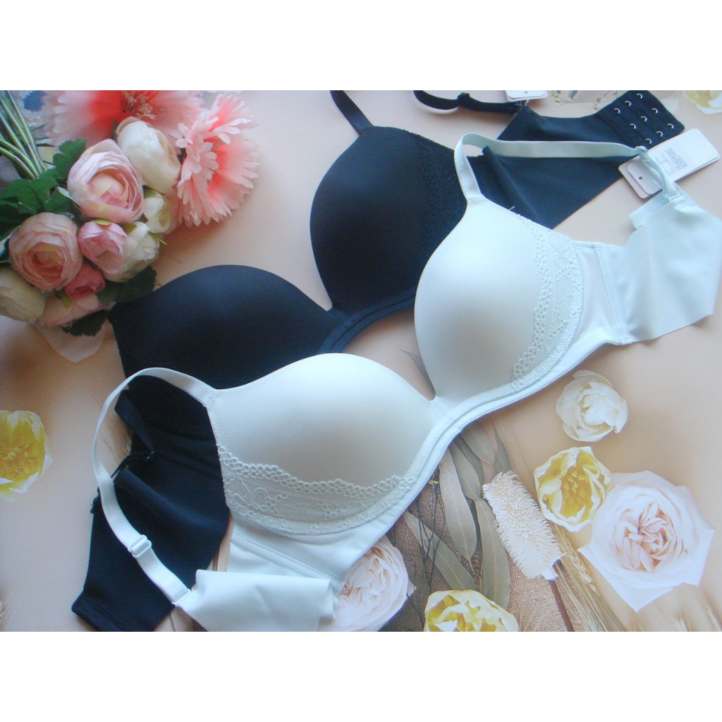 2色🎉蕾黛絲 內衣💖34C/75C,36B/80B,36D/80D 舒芙蕾 無鋼圈 無痕 挺素面 下厚上薄襯墊 | 蝦皮購物